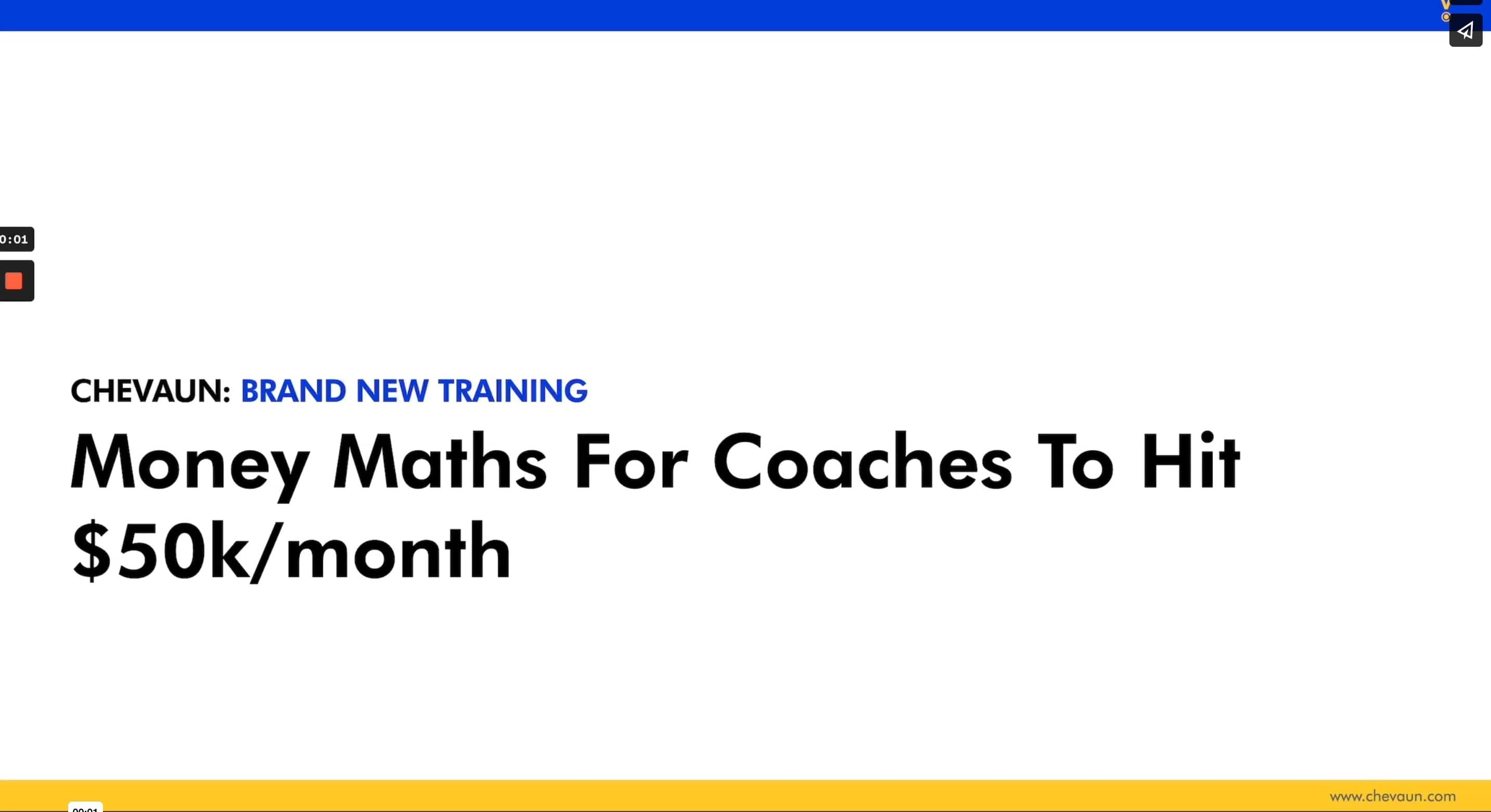 Money Math For Coaches